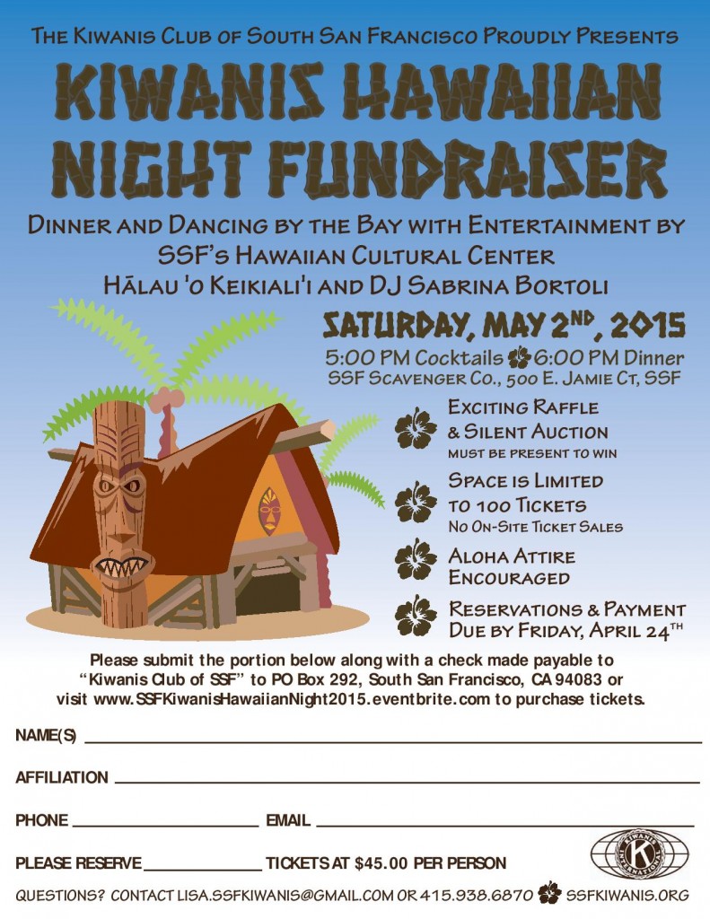 Kiwanis Club of SSF Hawaiian Night Fundraiser | Everything South City Kiwanis Club of SSF Hawaiian Night Fundraiser | Everything South City